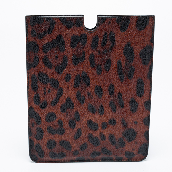 Dolce & Gabbana | Accessories | Dolce Gabbana Copperblack Leopard Print ...